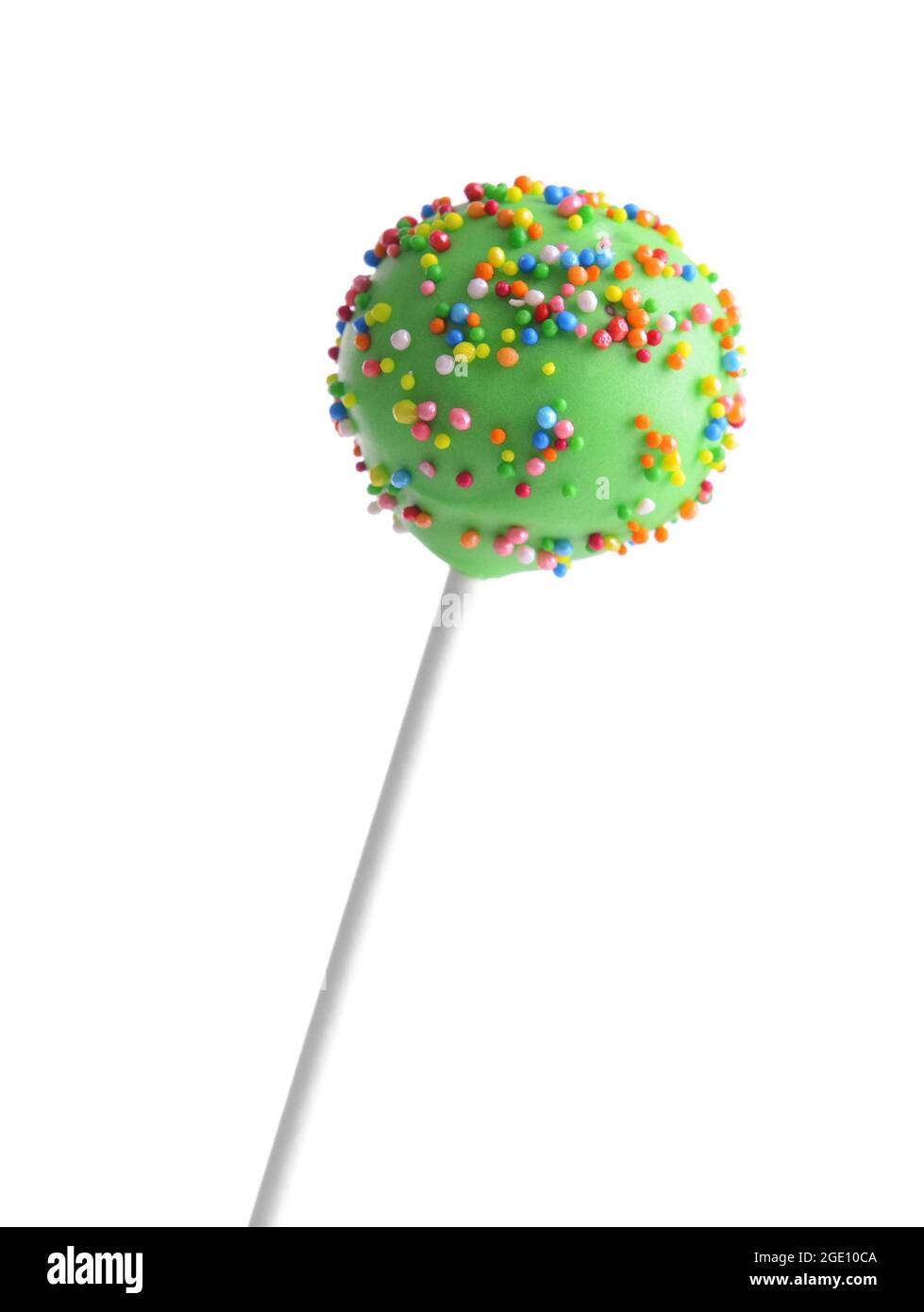 Sweet cake pop isolated on white Stock Photo - Alamy