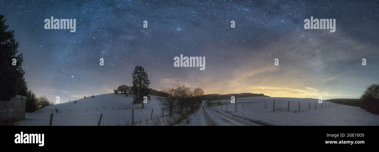 Starry sky winter germany hi-res stock photography and images - Alamy