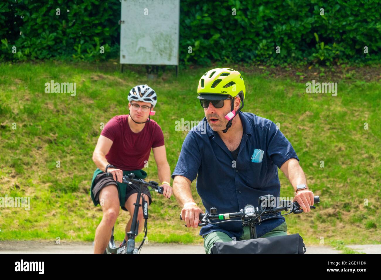 Cycling on bikes ebikes hi-res stock photography and images - Alamy