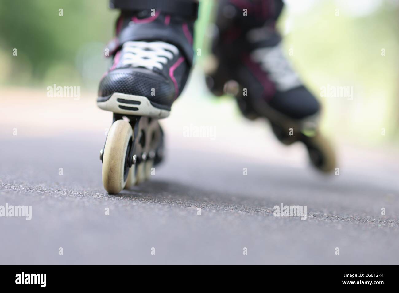 Rollerblades leg hi-res stock photography and images - Alamy