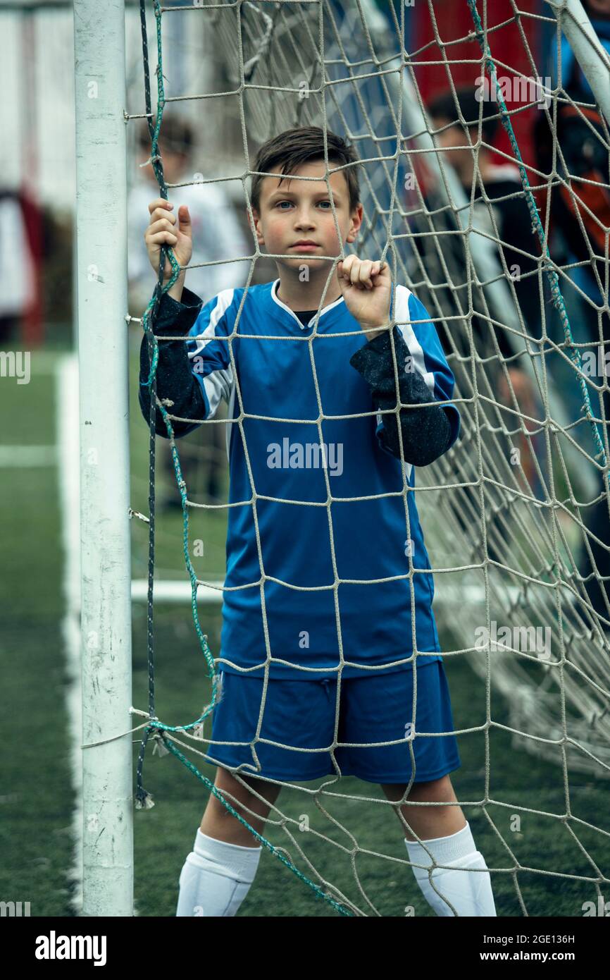 Boy meadow gate hi-res stock photography and images - Alamy