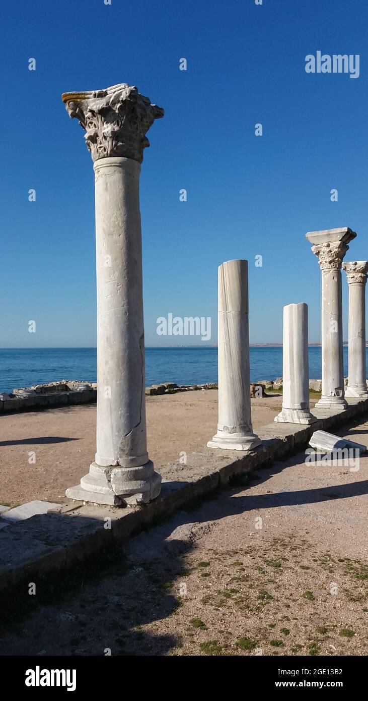 Ruins tauric chersonese in hi-res stock photography and images - Alamy