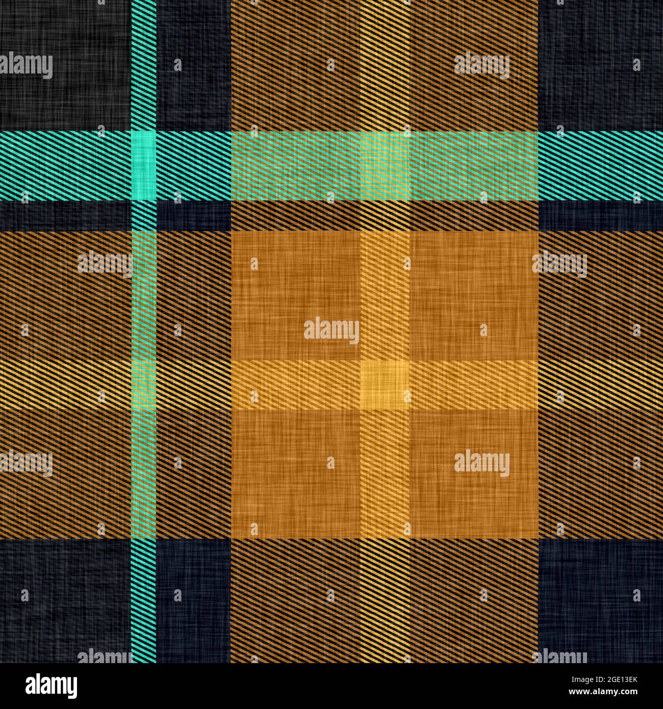 Traditional gingham plaid woven linen texture. Seamless winter style ...