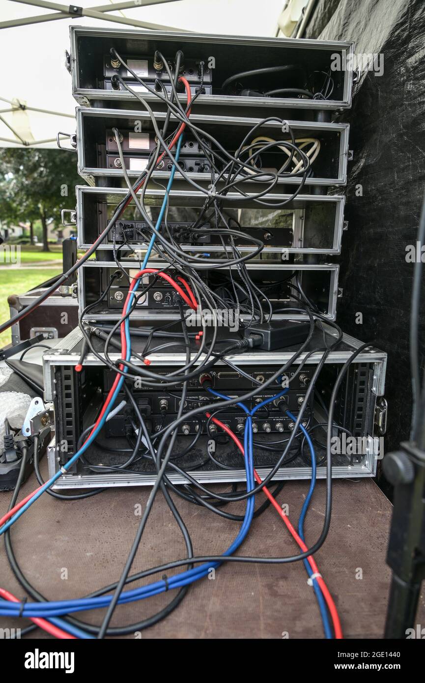 Audio system rack case hi-res stock photography and images - Alamy
