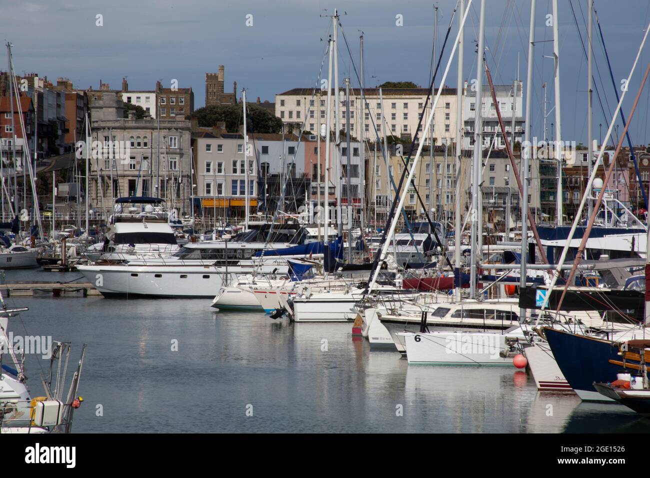 Royal Harbour of Ramsgate and Royal Harbour Marina, East Kent, England ...