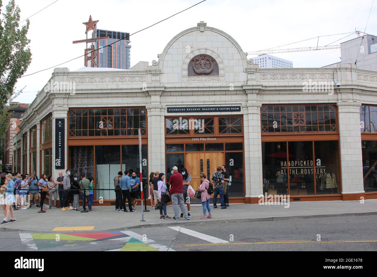 The Starbuck's Roasters in Seattle Washington Stock Photo - Alamy