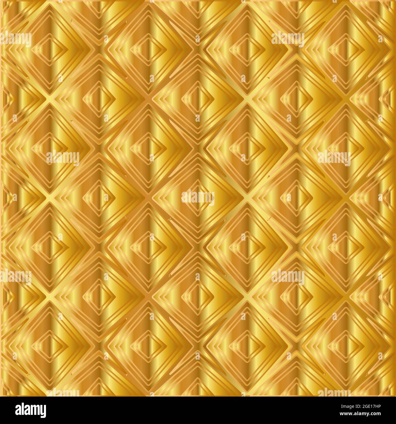 Geometric vector pattern with yellow and white gradient. gold ornament ...