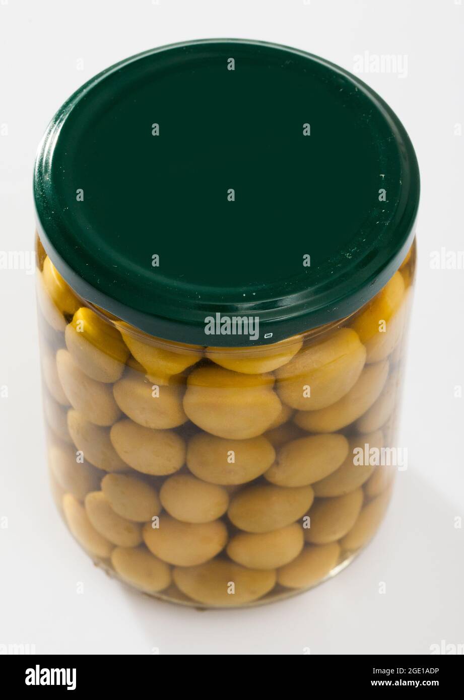 Glass jar of olives Stock Photo - Alamy