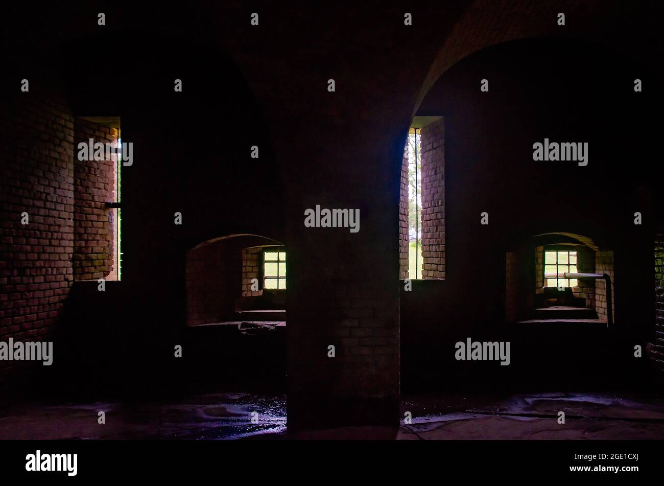 Fort gaines embrasures hi-res stock photography and images - Alamy
