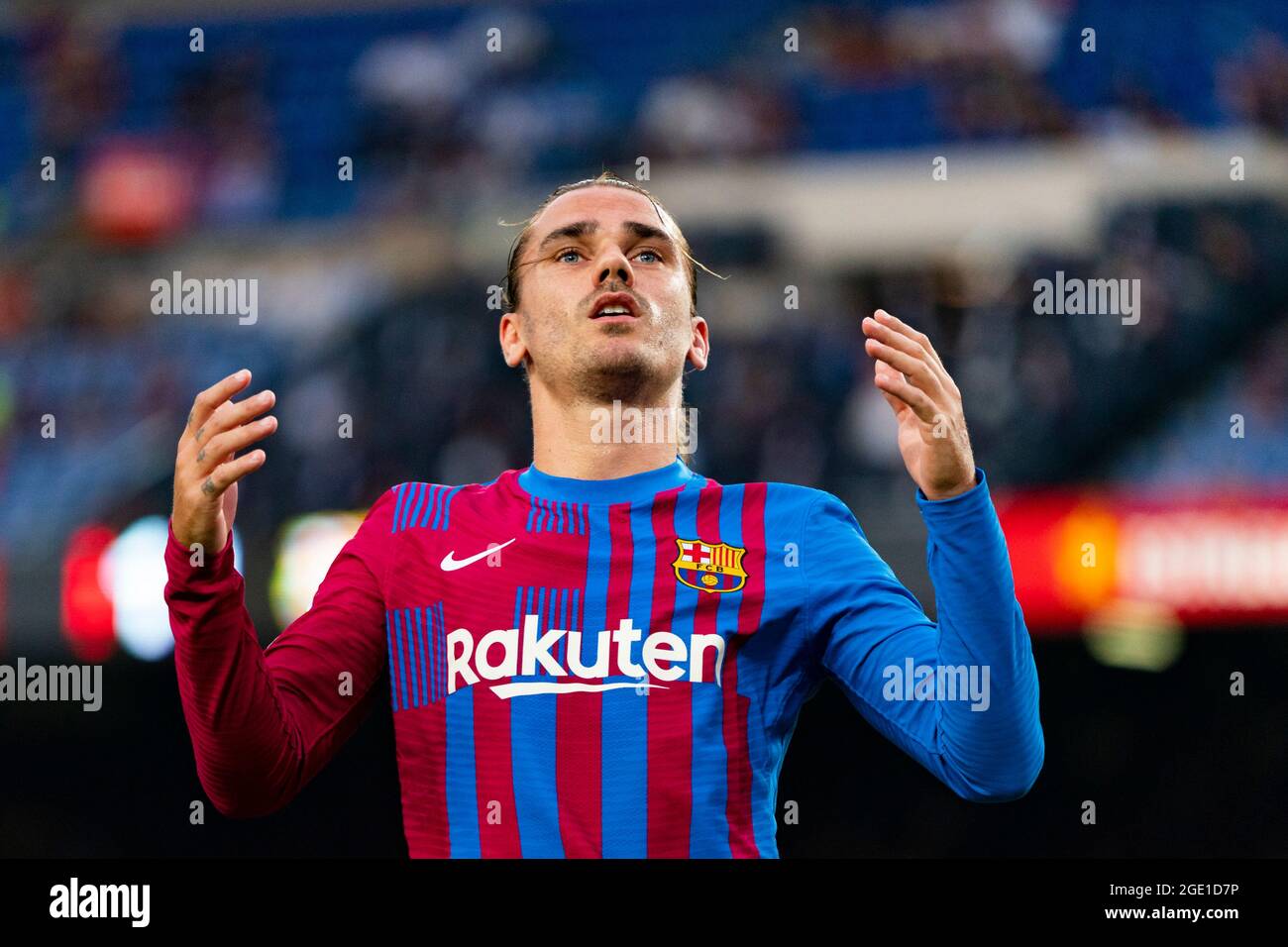 Barcelona, Spain. 15th Aug, 2021. Antoine Griezmann (FC Barcelona ...