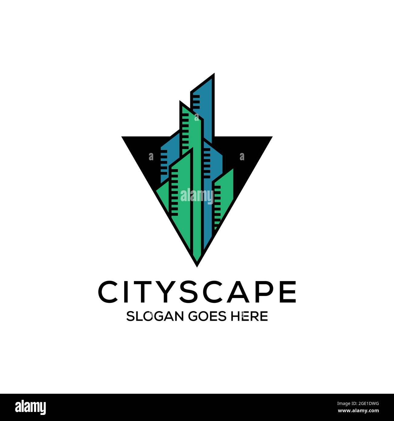 Triangle apartment agency logo design,construction building vector ...