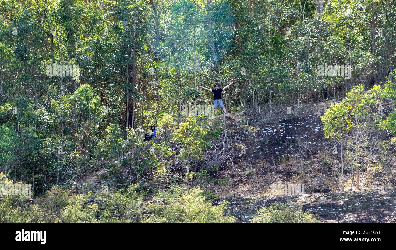 Exploring Gold Creek Reservoir Stock Photo - Alamy