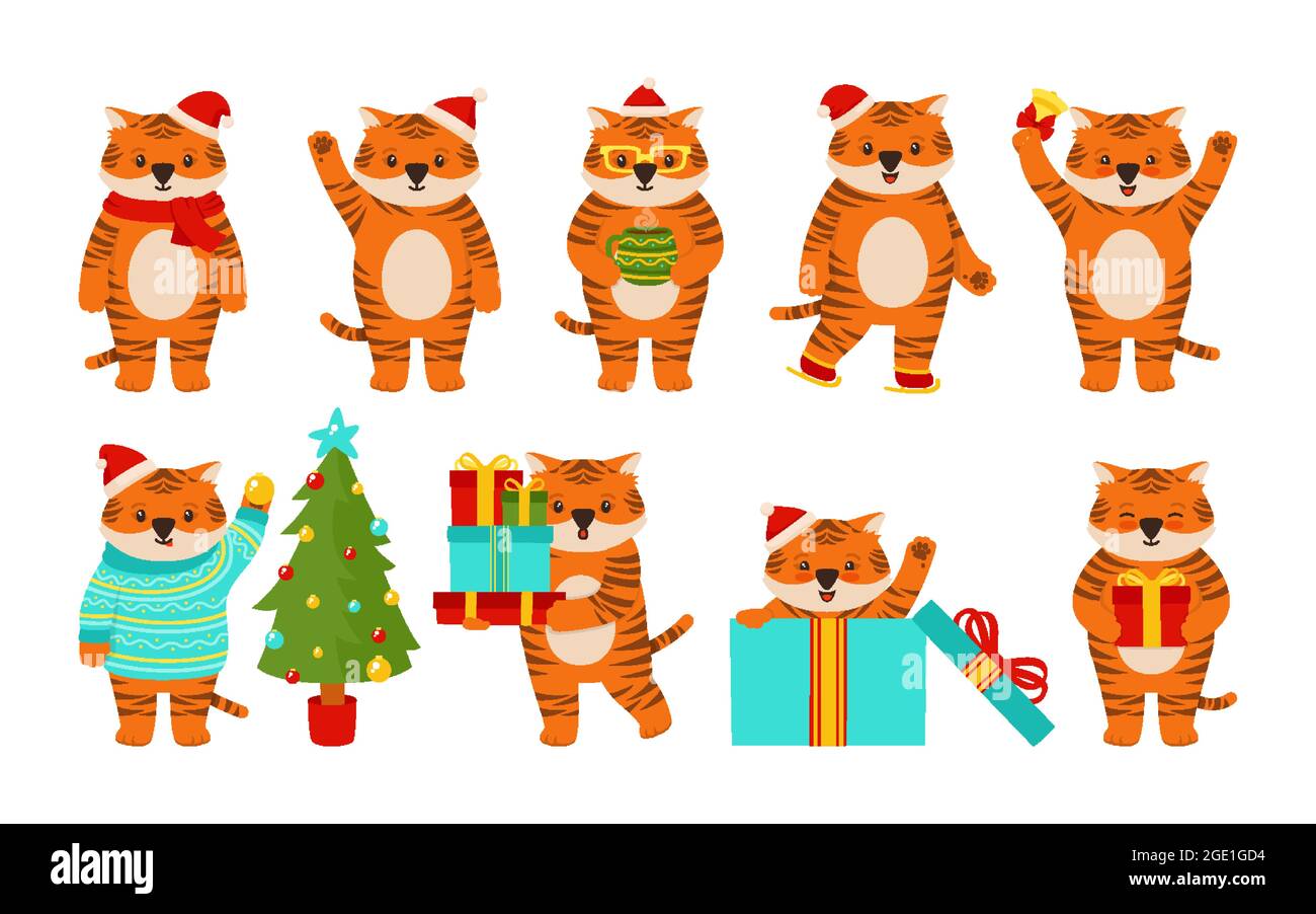 Tiger jungle in tree Cut Out Stock Images & Pictures - Alamy