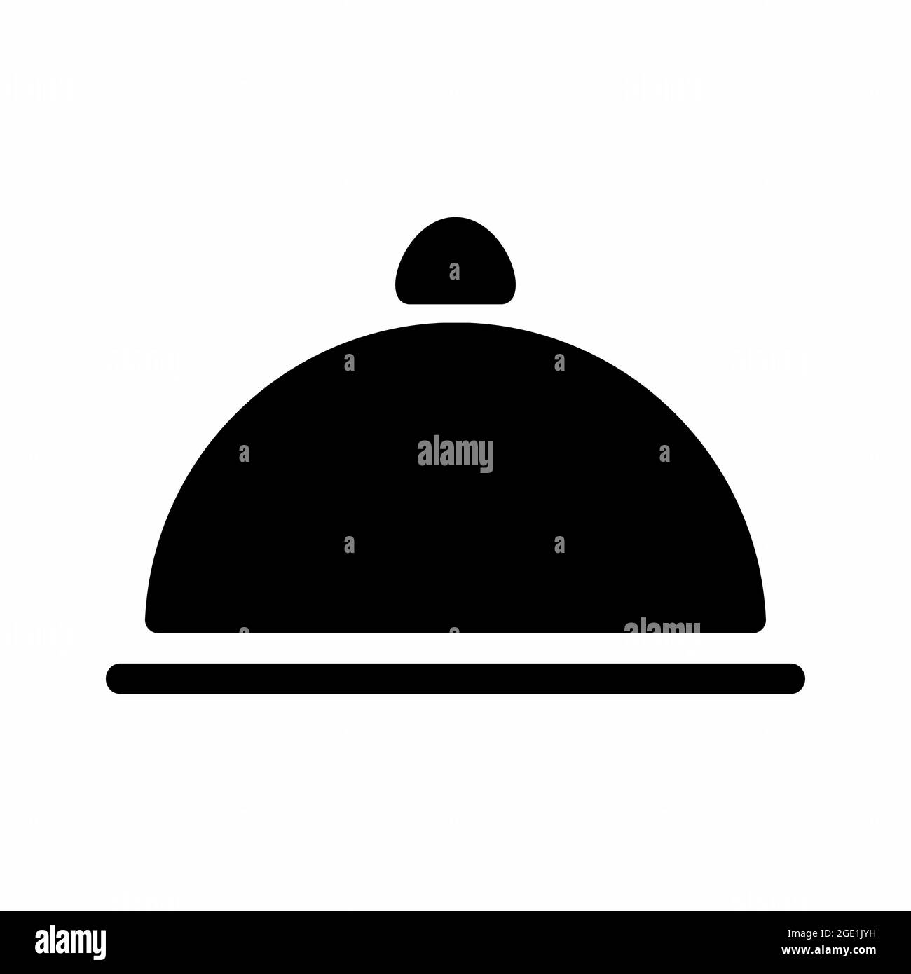 Vector Graphic of - Dinner - Black Style - simple illustration ...