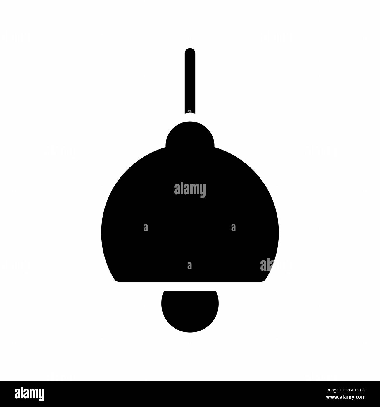 Vector Graphic of - Ceiling Light - Black Style - simple illustration ...
