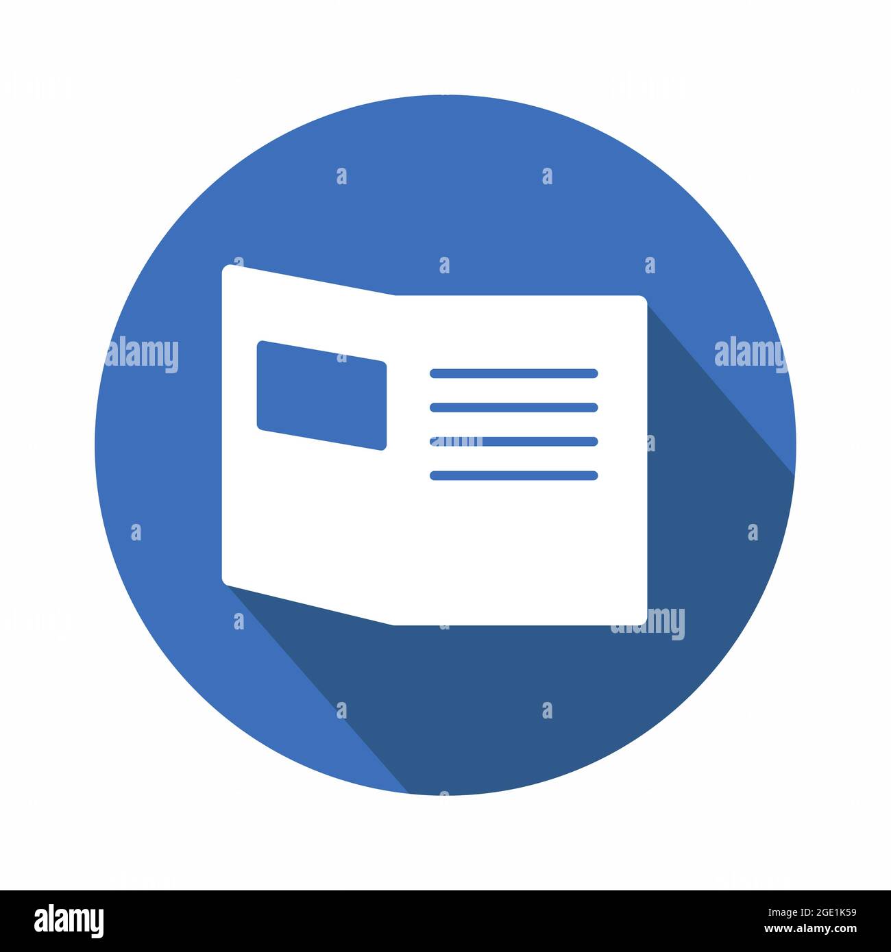 Vector Graphic of Menu Book - Flat Style - simple illustration ...