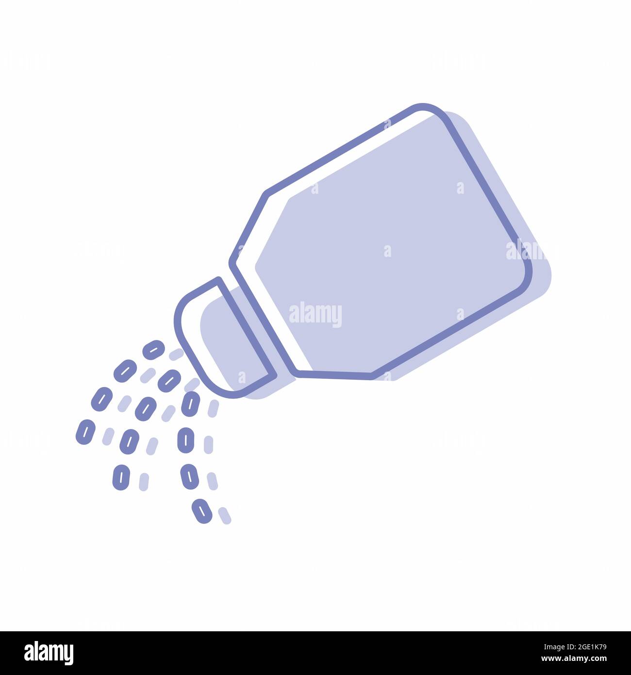 Vector Graphic of - Salt bottle - Twins Style - simple illustration ...