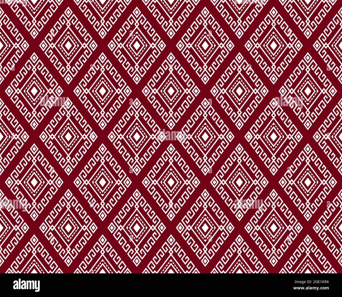 Red Aztec Wallpaper