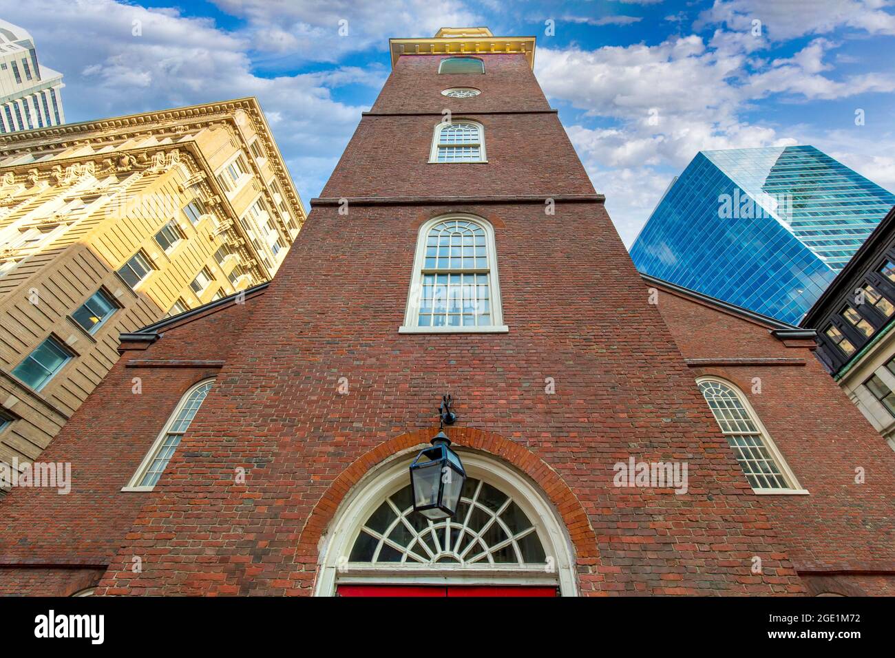 Boston historic center streets near Freedom Trail and main attractions ...