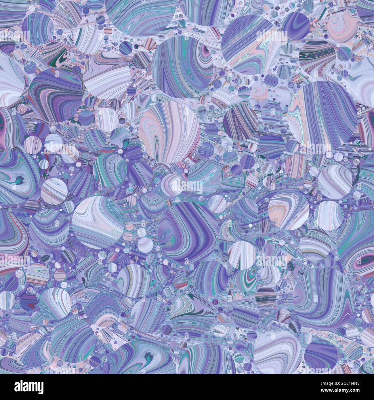 Seamless pattern of marbled orbs that gives a dreamy fantasy mysterious ...