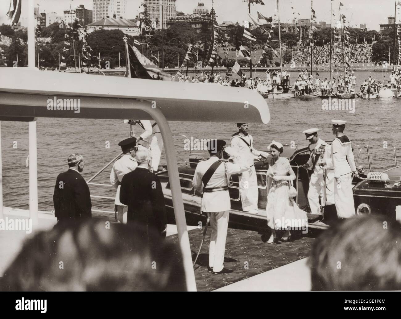 Queen Elizabeth II tours the Commonwealth nation of Australia with her ...