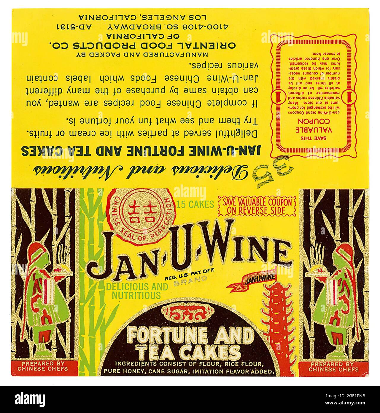 Colorful, twentieth century American paper labels applied to fruit ...