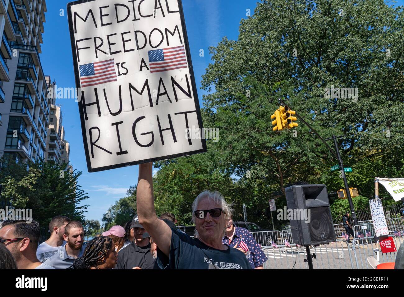 Medical freedom protest america hi-res stock photography and images - Alamy