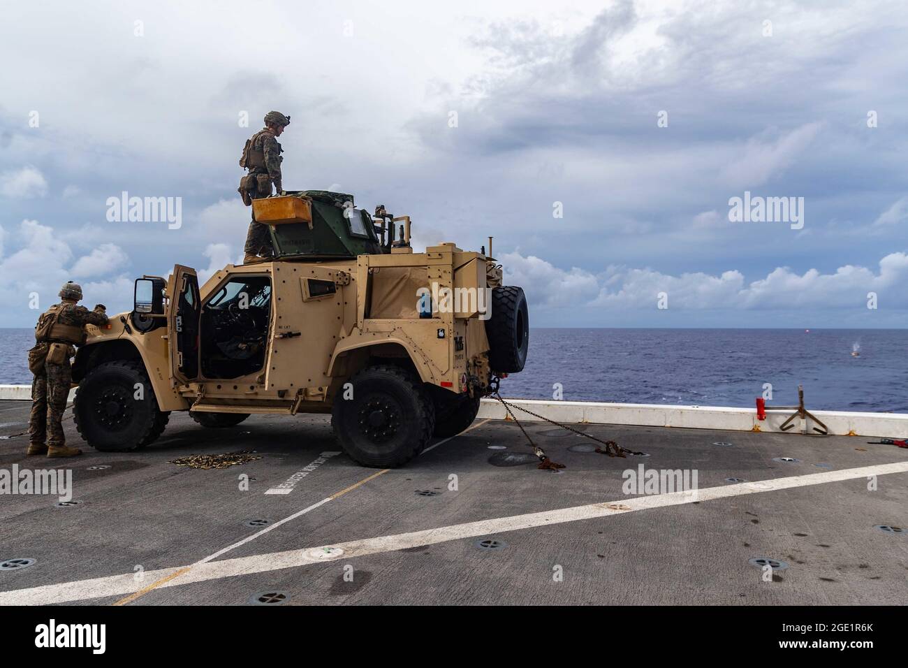 U.S. Marines with Light Armored Reconnaissance (LAR), Battalion Landing ...
