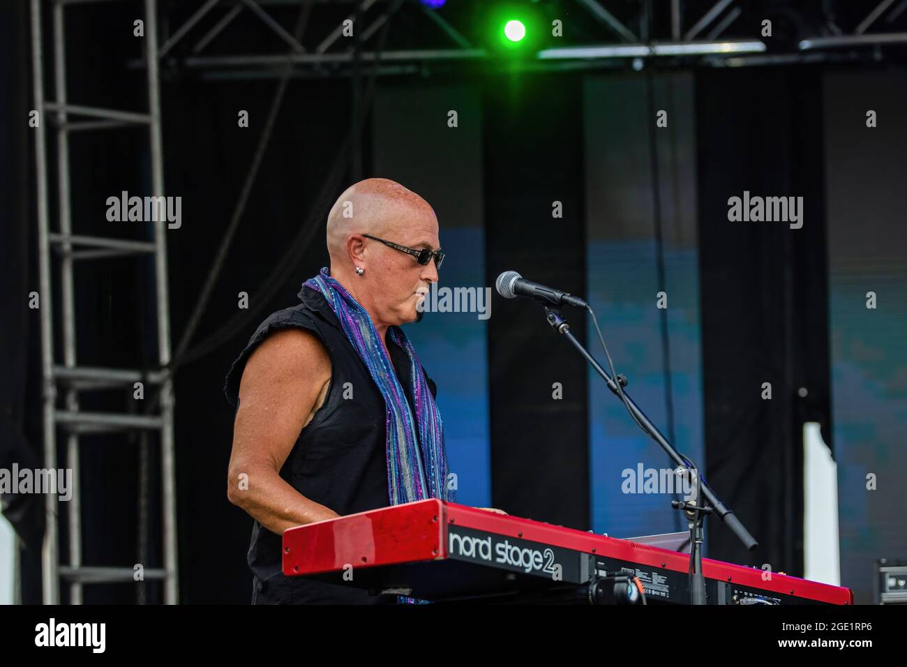 Prism's Mark Gladstone performs at the Edmonton Rock Fest as part of ...