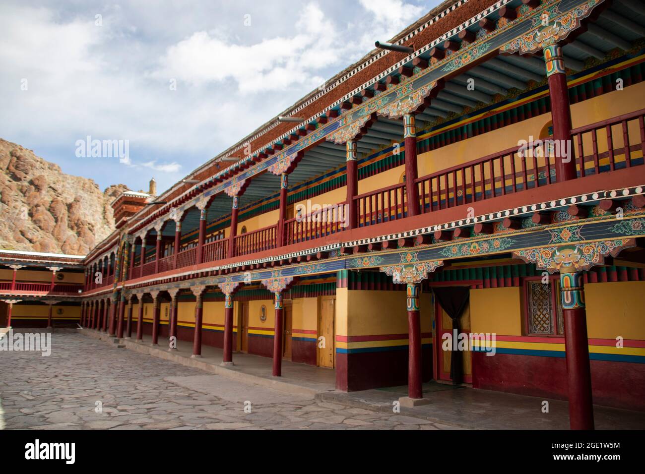 Buddhist Temple in Leh, Ladakh Stock Photo - Alamy