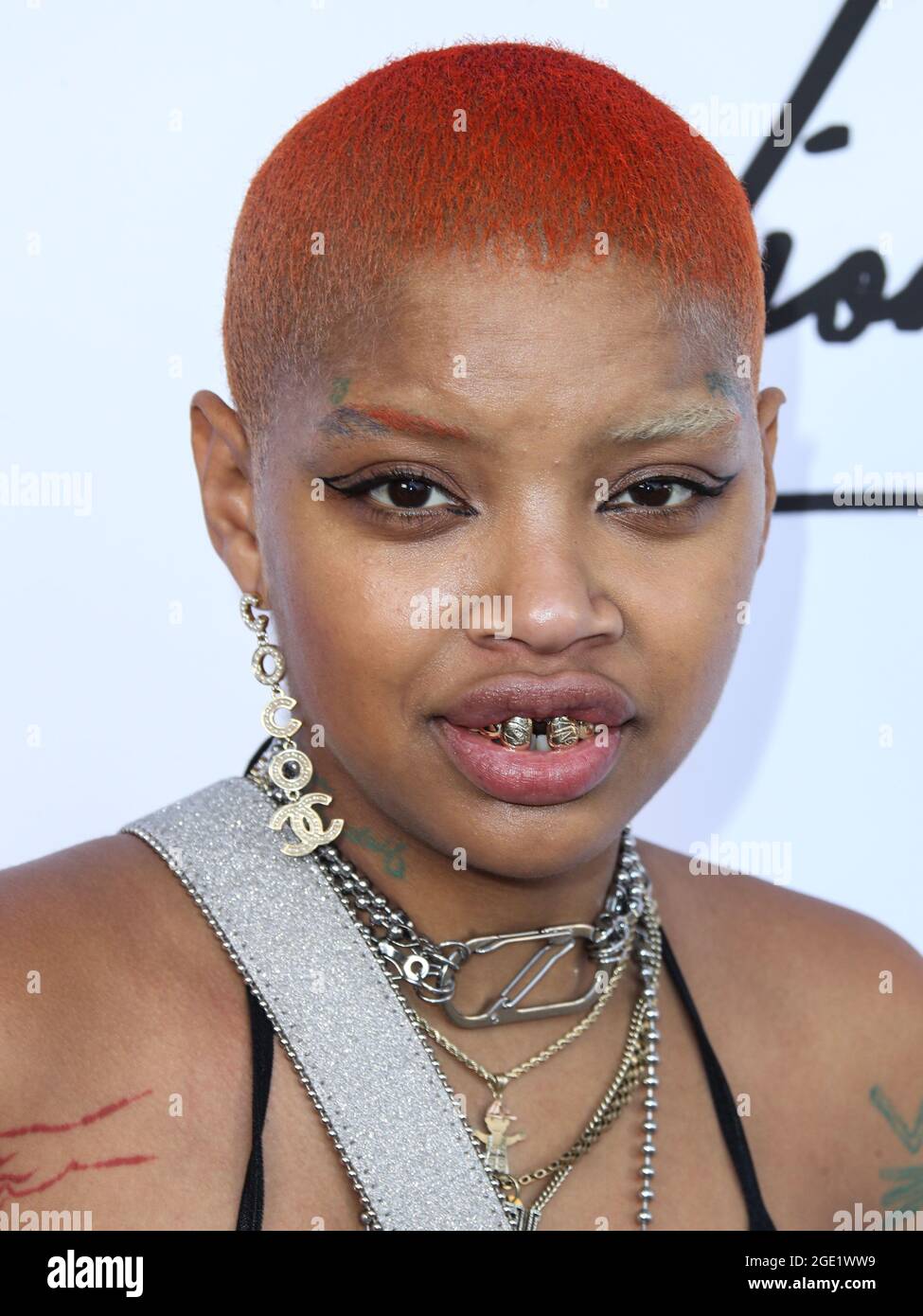 LOS ANGELES, CALIFORNIA, USA - AUGUST 15: Model Slick Woods (Simone ...