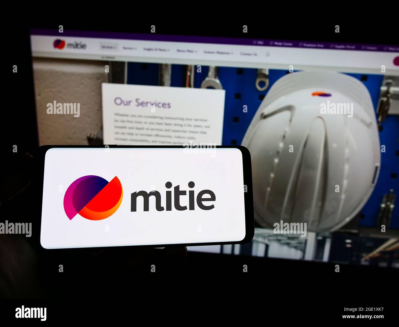Mitie logo hi-res stock photography and images - Alamy