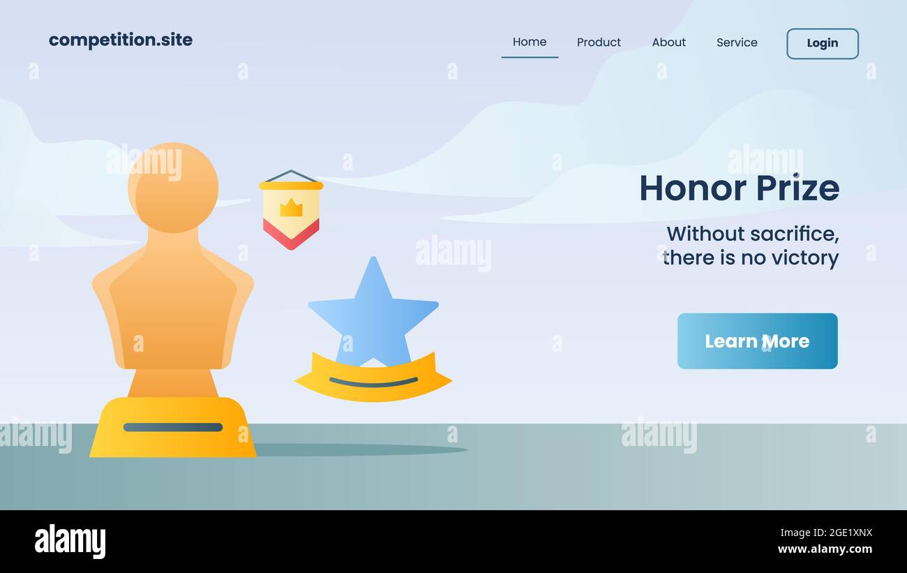 honor prize with tagline without sacrifice there is no victory for ...