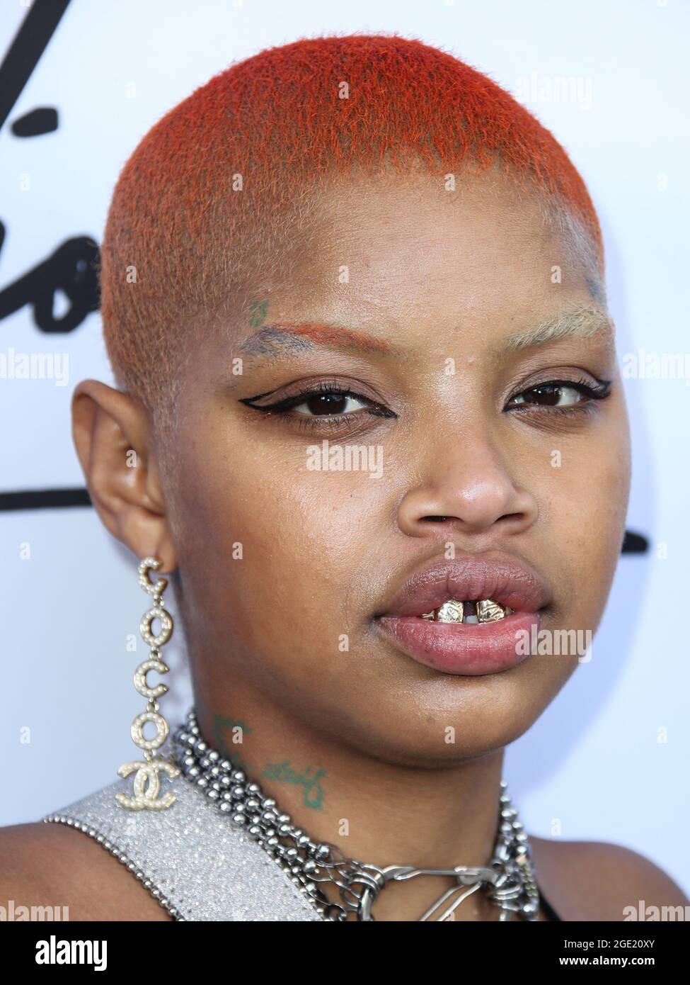 LOS ANGELES, CALIFORNIA, USA - AUGUST 15: Model Slick Woods (Simone ...