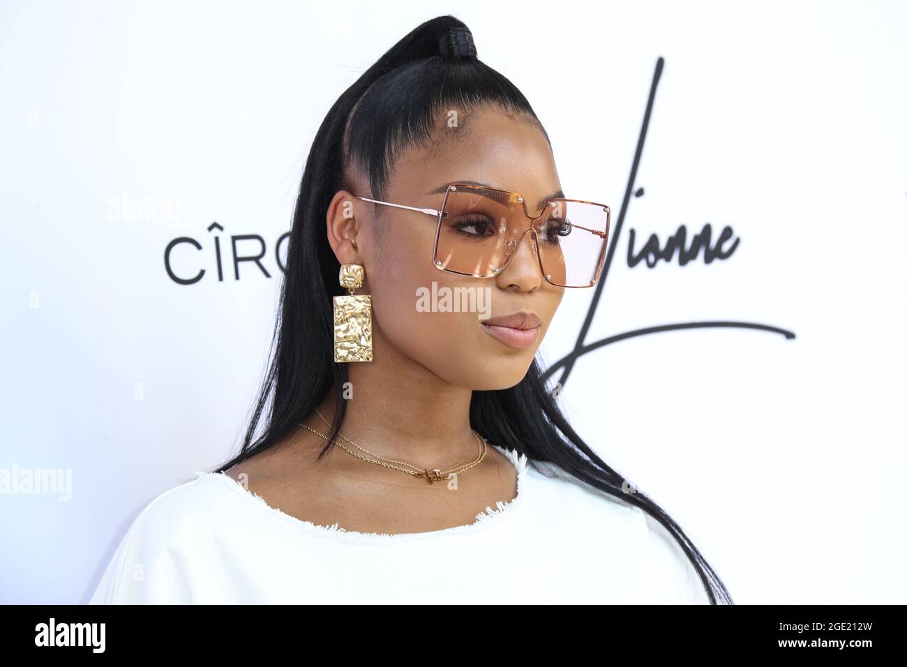 LOS ANGELES, CALIFORNIA, USA - AUGUST 15: Teaira Walker arrives at the ...