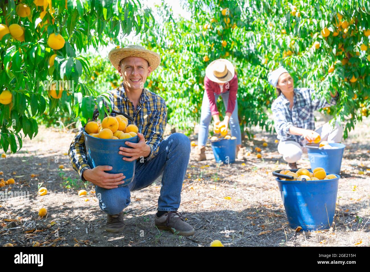 Young man sweet peach hi-res stock photography and images - Alamy