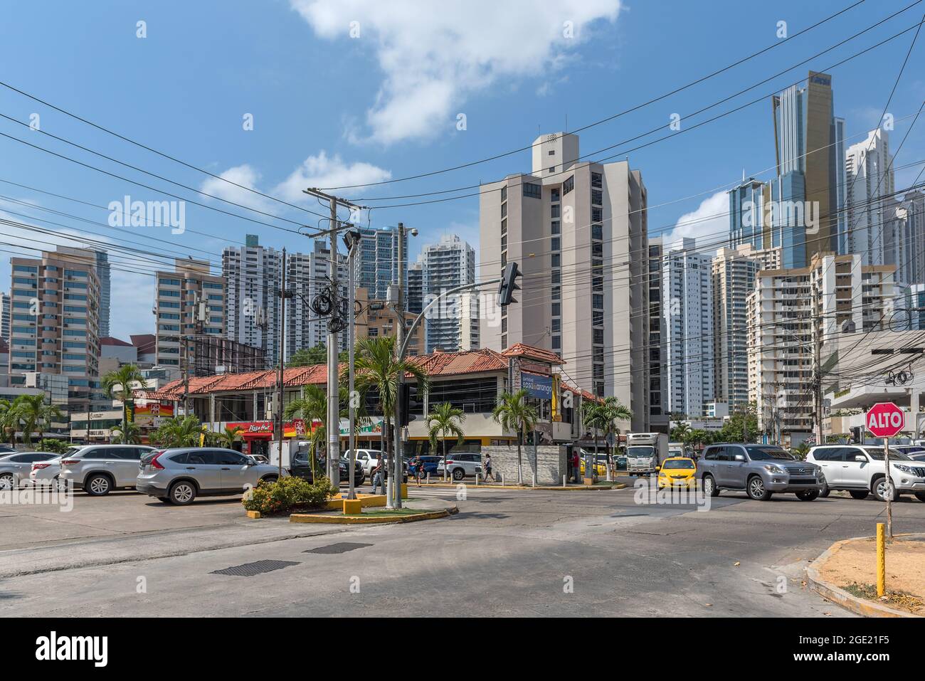 modern skyscrapers in downtown Panama City, Panama Stock Photo - Alamy