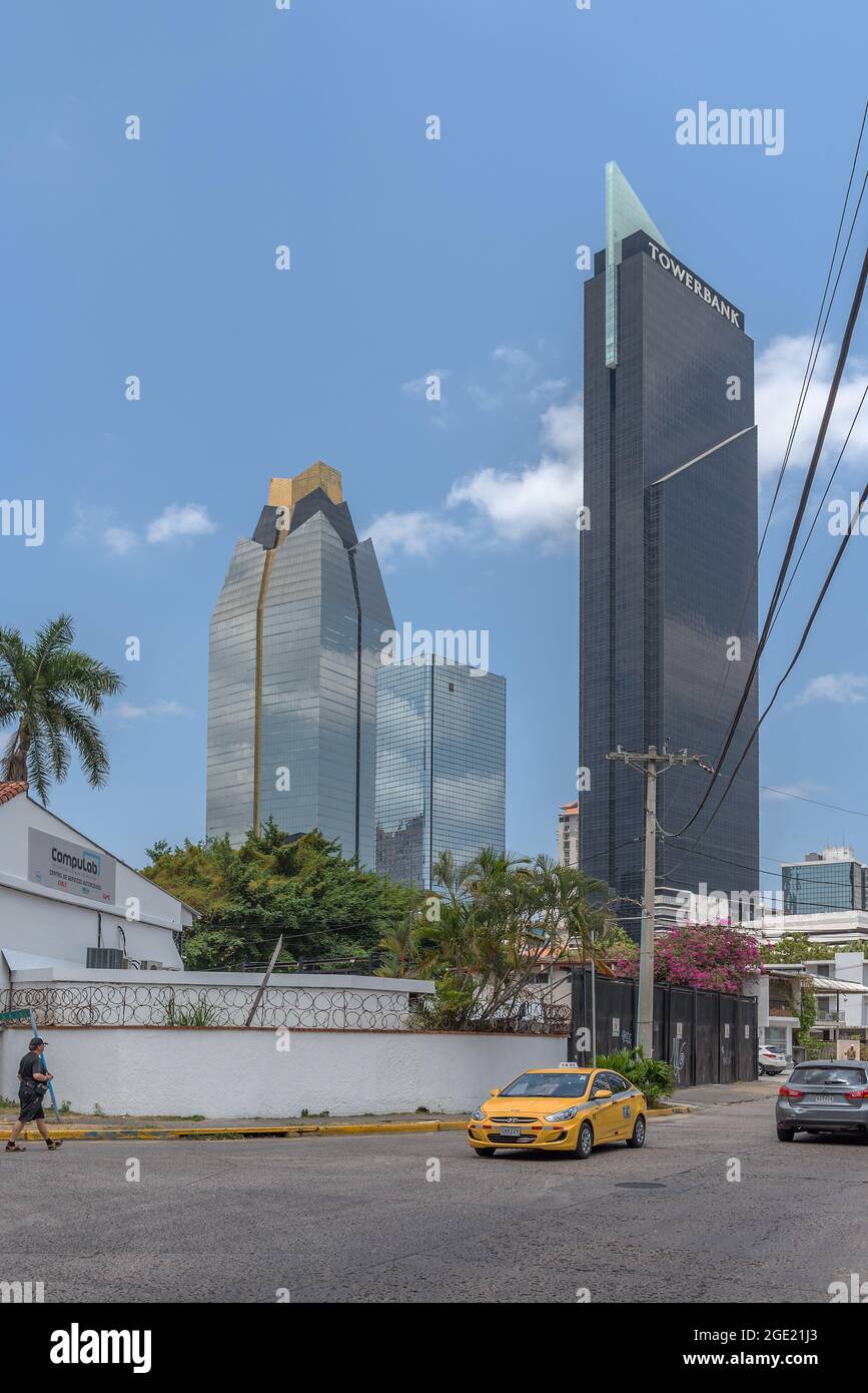 modern skyscrapers in downtown Panama City, Panama Stock Photo - Alamy