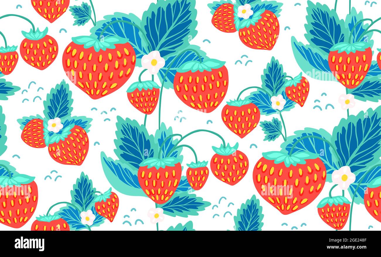 Cartoon strawberry bush hi-res stock photography and images - Alamy