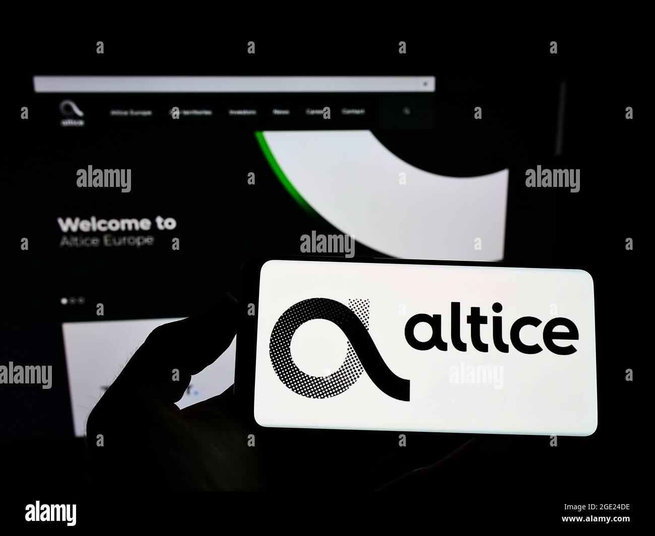 Altice logo hi-res stock photography and images - Alamy