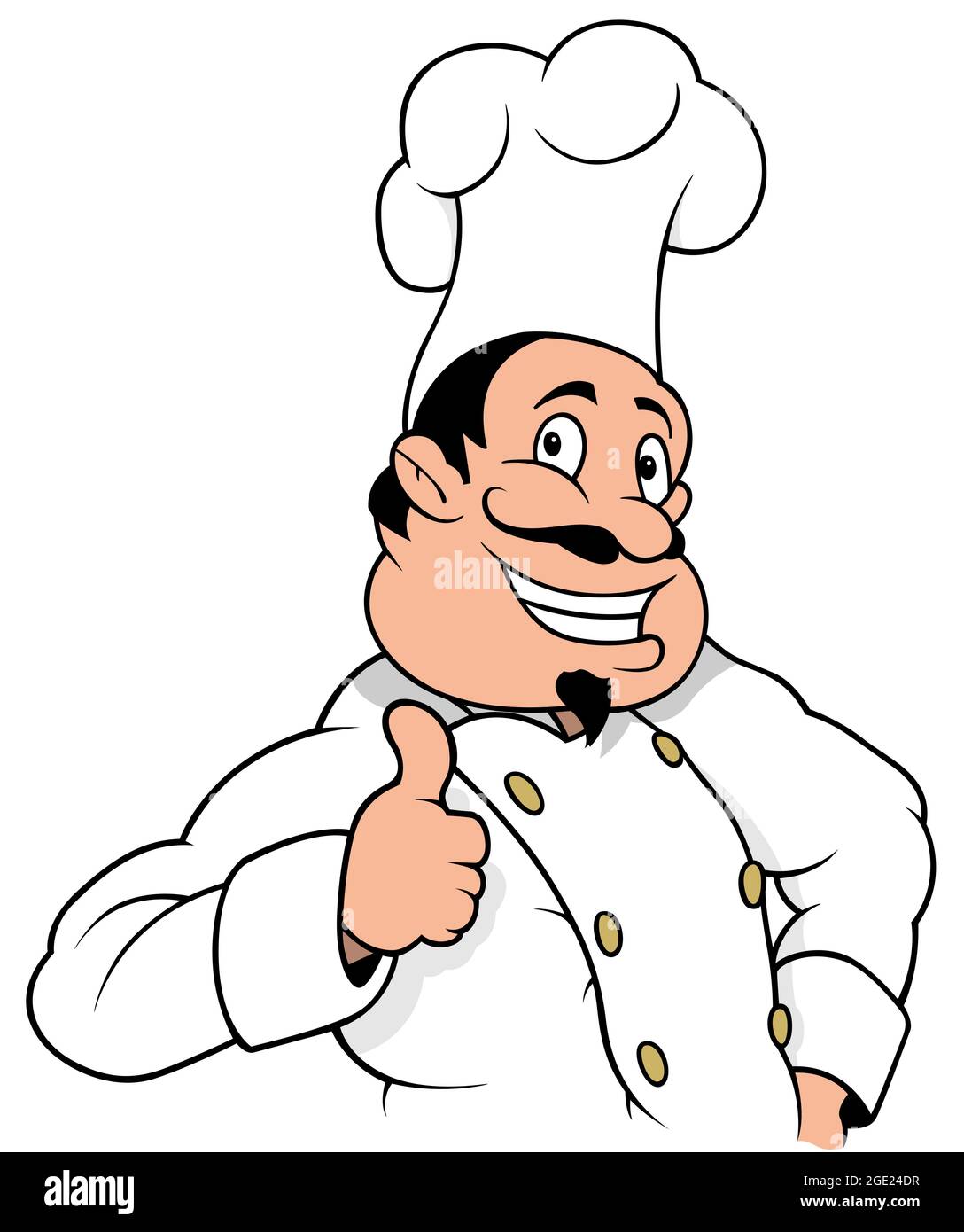 Smiling Chef Cook Character Stock Vector Image & Art - Alamy