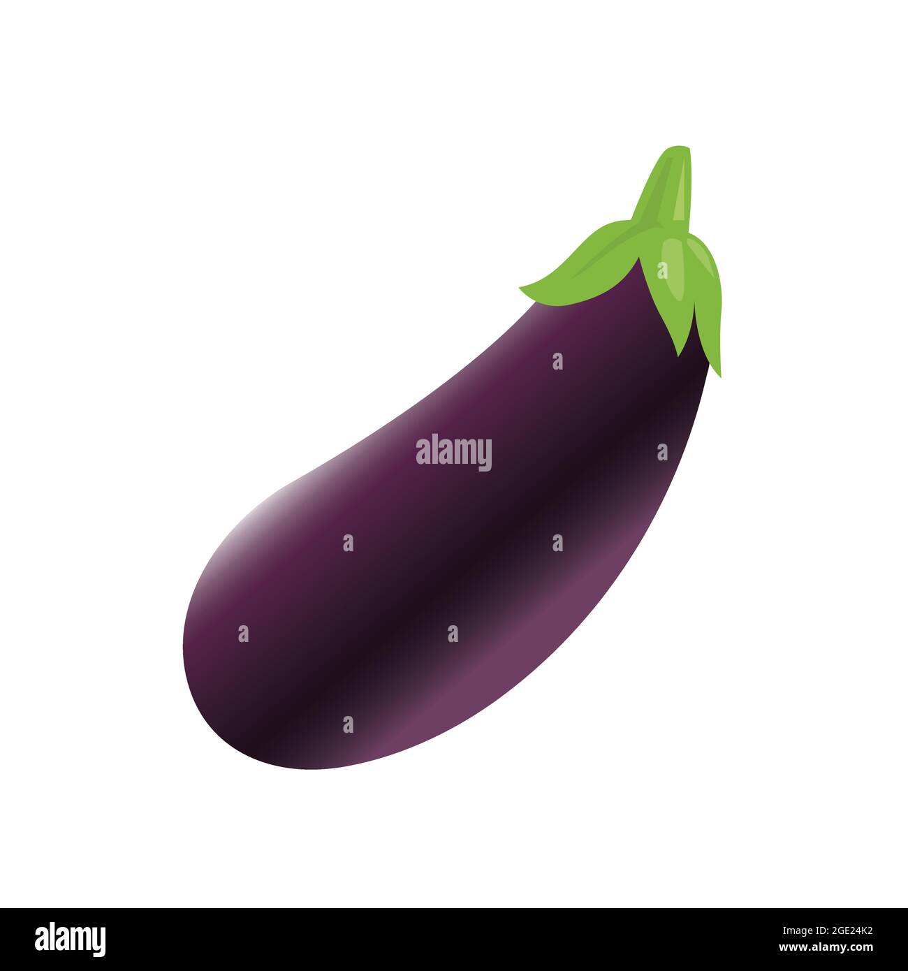 Brinjal on market Stock Vector Images - Alamy