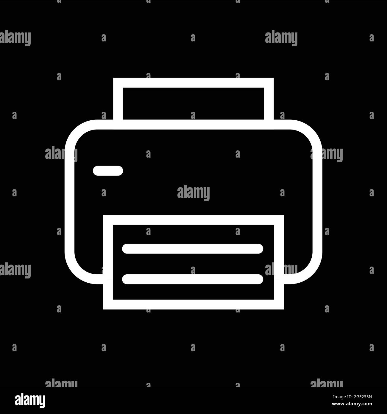 Modern printer or photocopier vector isolated. Printer icon Stock ...