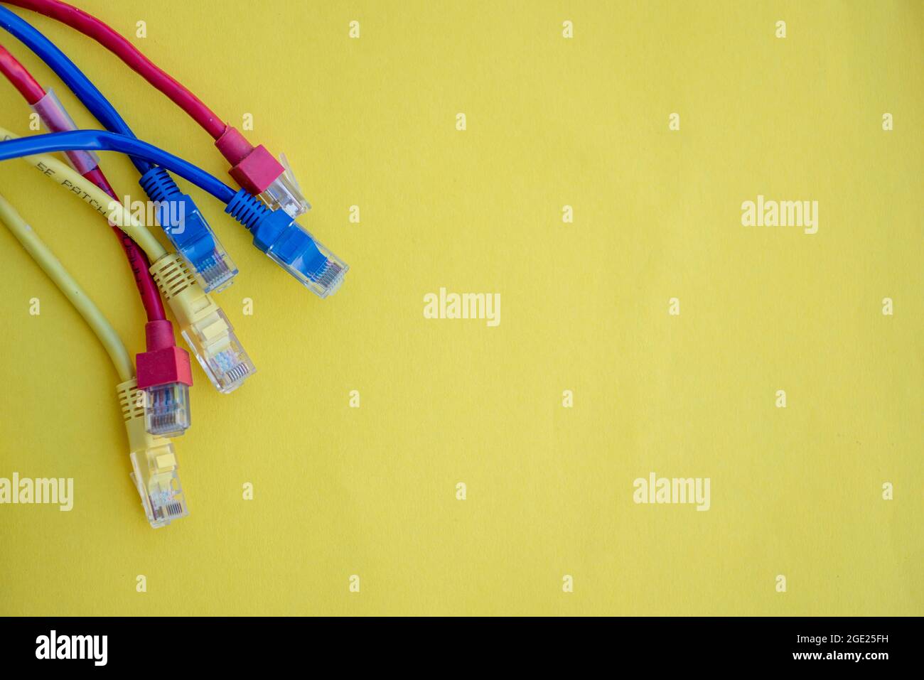 Network cables background hi-res stock photography and images - Alamy