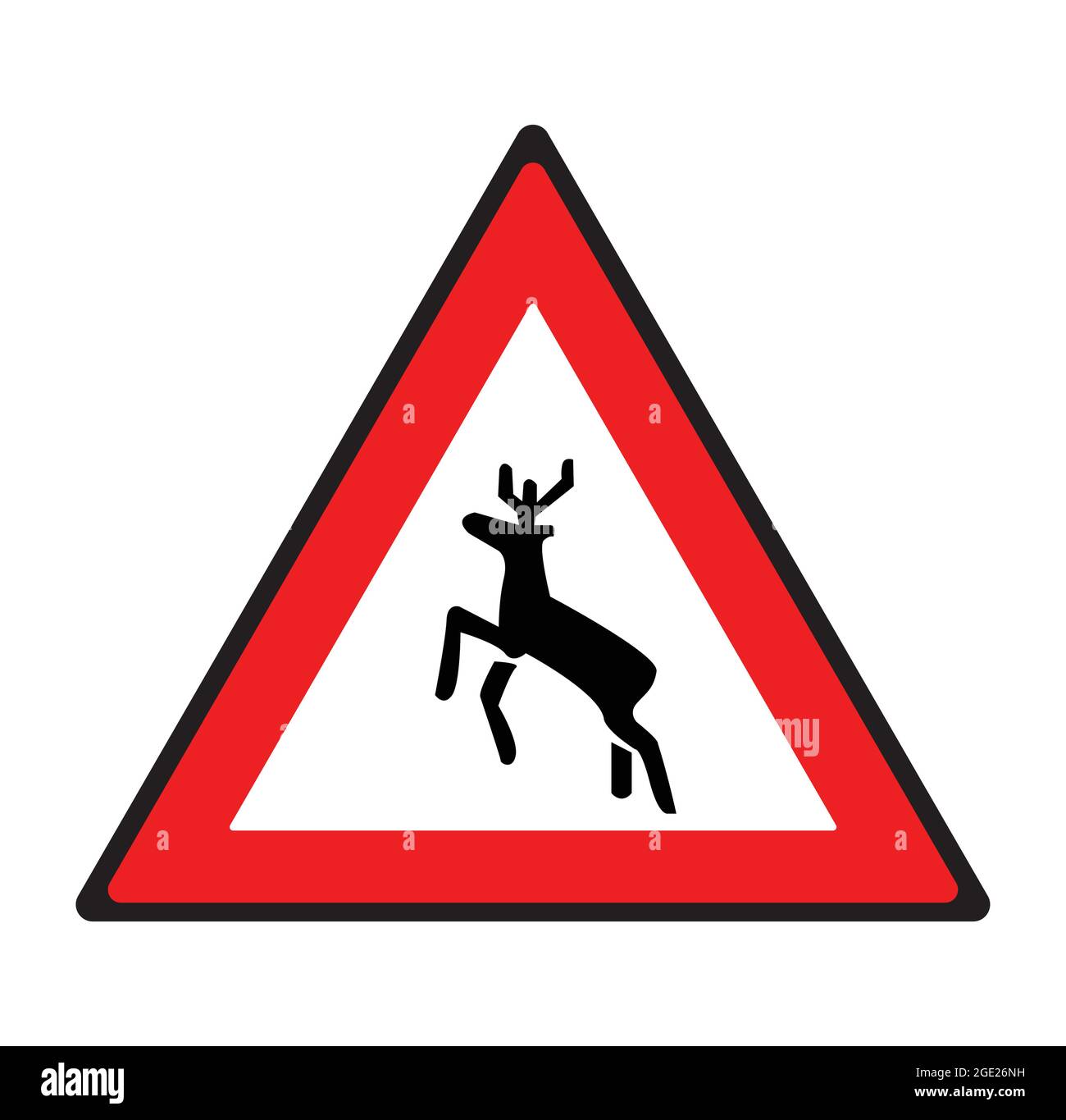 Road safety animals Stock Vector Images - Alamy