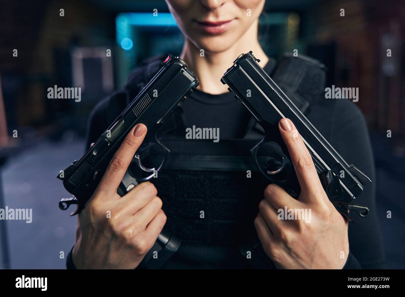 Two handguns hi-res stock photography and images - Alamy