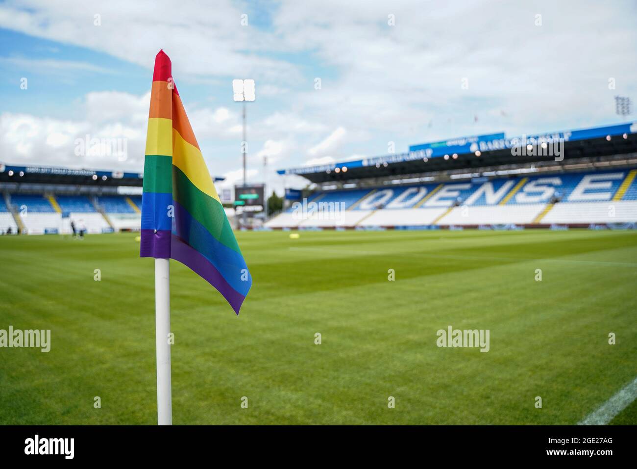 Danish flags in odense hi-res stock photography and images - Alamy