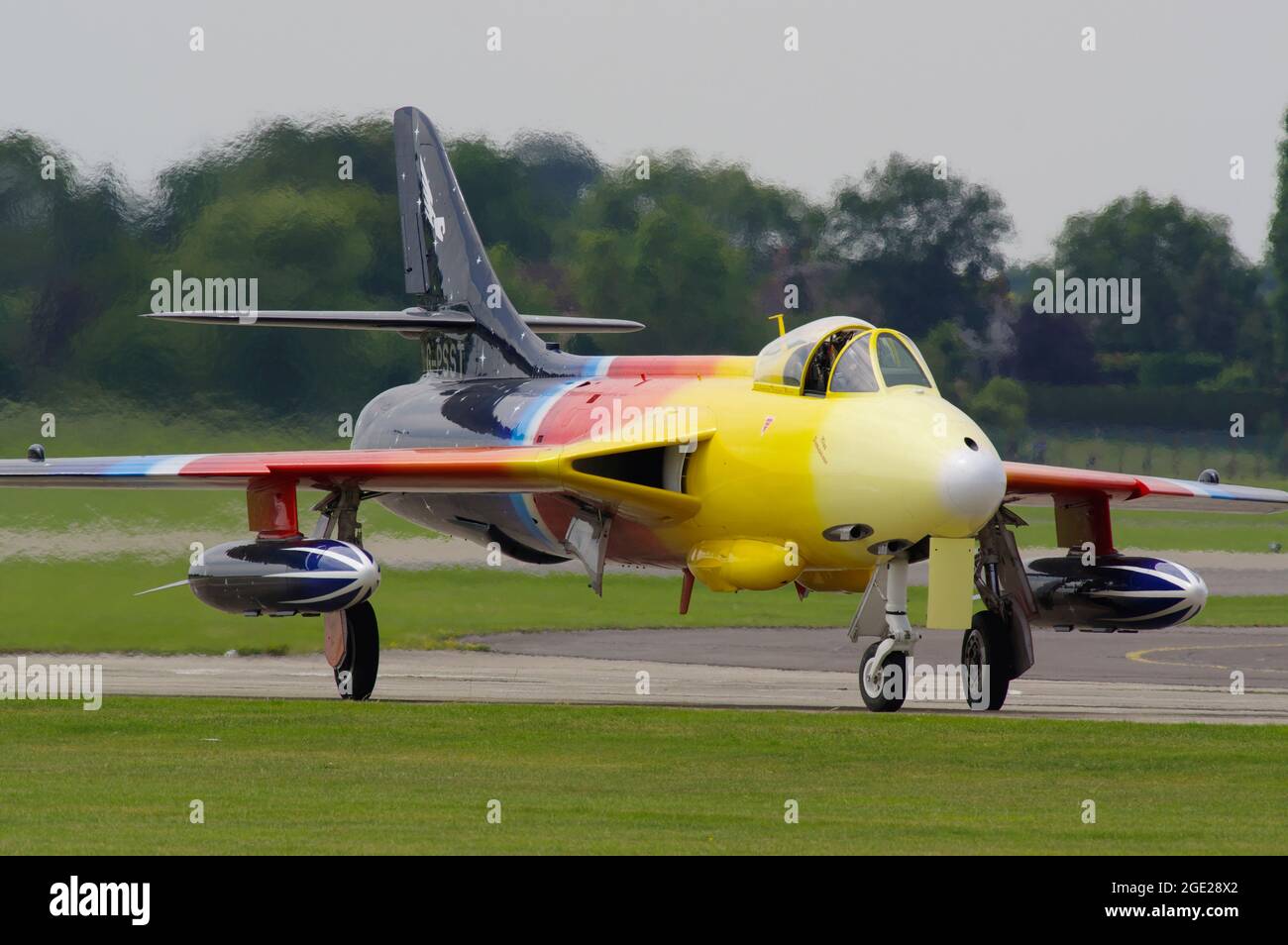 Hawker Hunter,Mk58, G-PSST, Miss Demeanour at RNAS Yeovilton, Somerset ...
