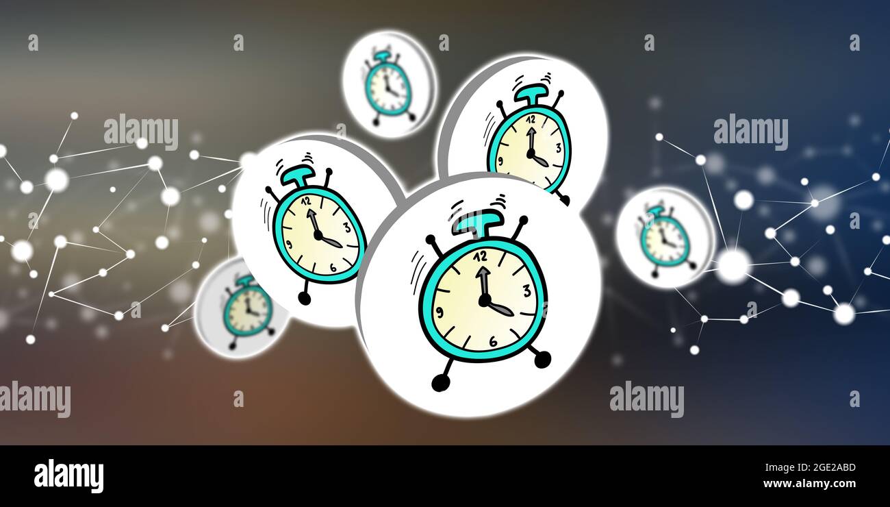 Illustration of a time concept Stock Photo - Alamy