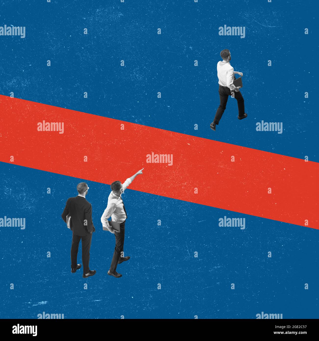 Business concept. Young managers, finance analysts or clerks in ...